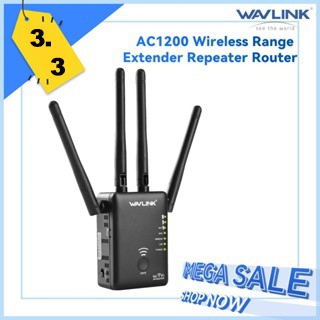 Wavlink AC1200 Dual Band Wireless Range Extender Repeater Router WPS ...