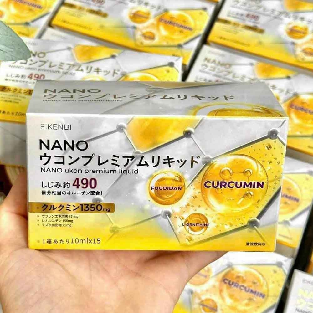 Tinh Chất Nghệ Nano Curcumin Eikenbi Trắng Da Ukon Premium Liquid - Hộp ...