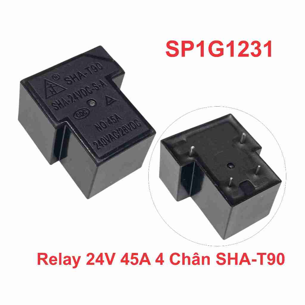 Relay 24V 45A 4 Chân SHA-T90 | Shopee Việt Nam