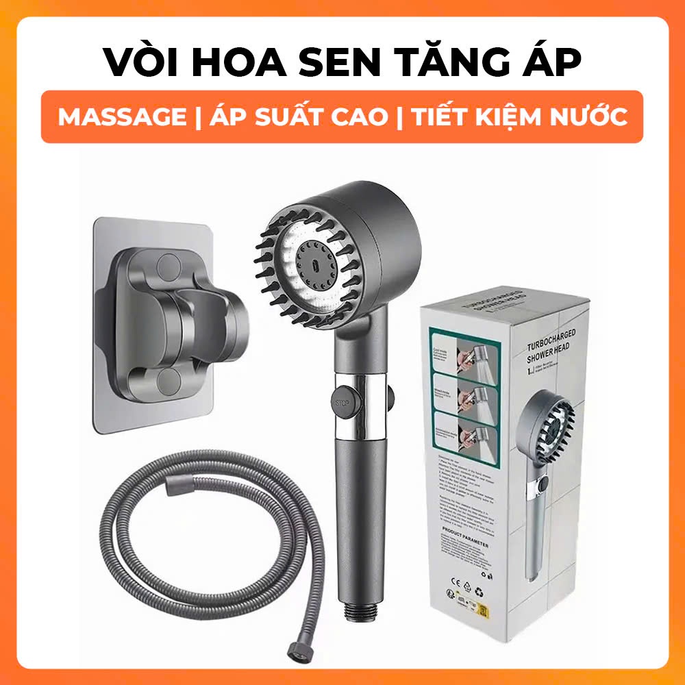 Vòi Hoa Sen - Vòi Nhà Tắm Tăng Áp Lực Nước Chất Liệu Mạ Inox Chống Gỉ ...