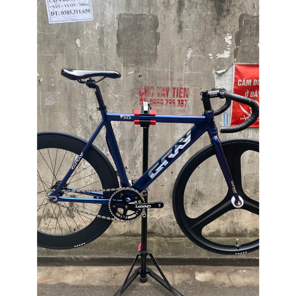 Xe đạp Fixed Gear GRAY F10 Vành trước 3 đao/ Vành sau 7cm | Shopee Việt Nam