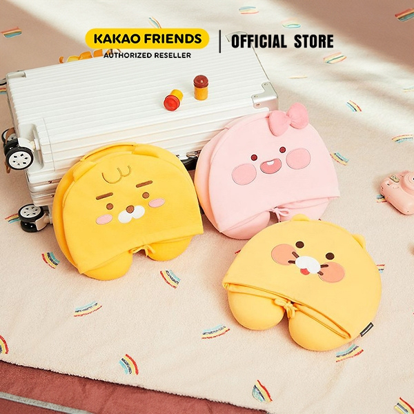 Gối chữ U Có Mũ Và Không Mũ Trùm Đầu Nhân Vật Apeach, Ryan, Choonsik - Kakao Friends Chính Hãng ...