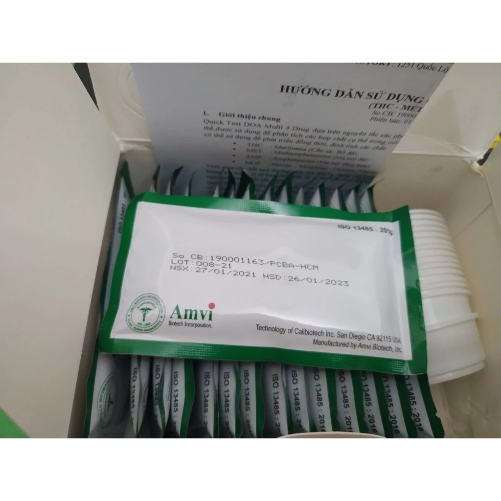 Que test ma tuý 4 chân và 5 chân Amvi Việt Nam | Shopee Việt Nam