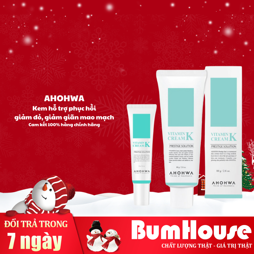 Kem Dưỡng phục hồi da AHOHWA Vitamin K Cream Ahohwa 12g/80g | Shopee ...