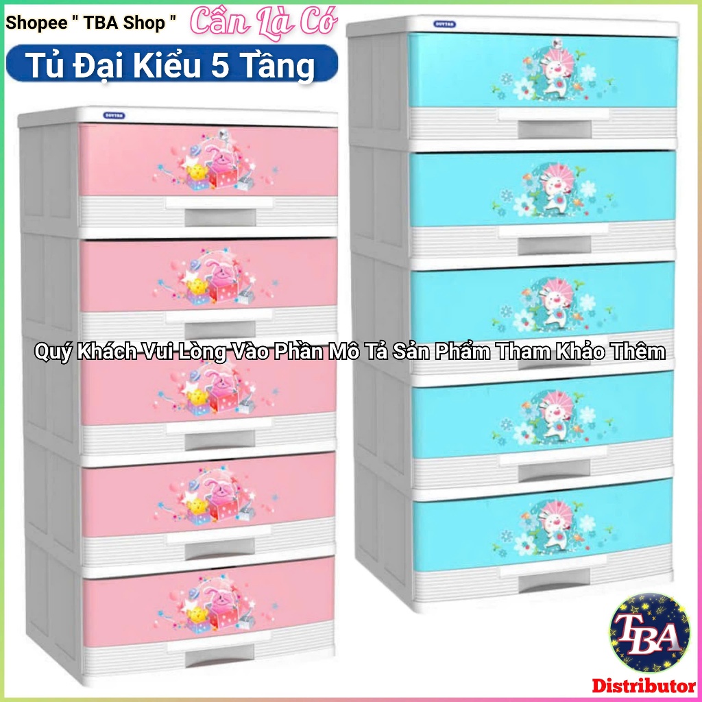 🍀 TBA SHOP 🍀 Tủ Nhựa Duy Tân 5 Tầng Đại Kiểu - Đã Lắp Ráp Hoàn Thiện ...