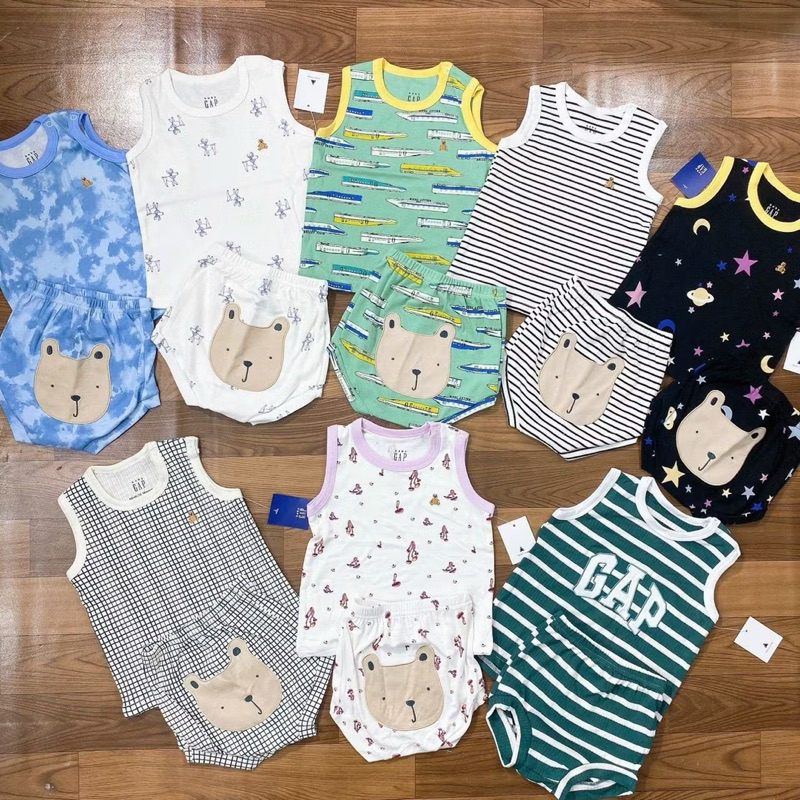 bộ ba lỗ cho bé GAP (80/90/100) | Shopee Việt Nam
