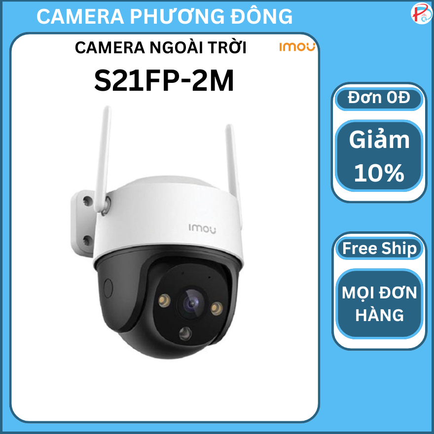 Camera Wifi IMOU Cruiser SE S21FP 2MP xoay 360 độ, có màu ban đêm ...