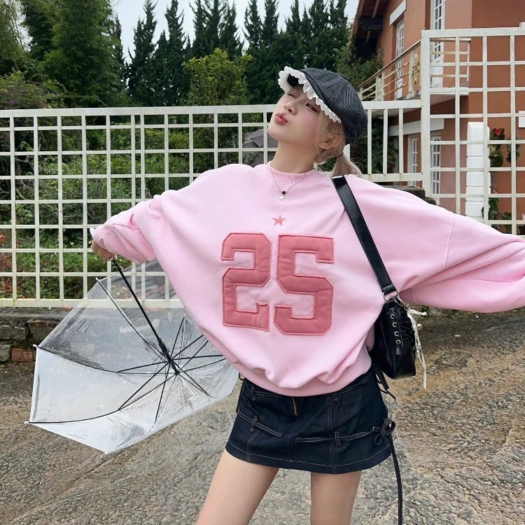 Áo sweater 25 TWENTY FIVE form rộng Boxy nam nữ | Shopee Việt Nam