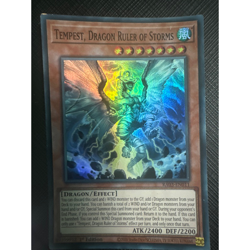 bài yugioh: tempest, dragon ruler of storms | Shopee Việt Nam