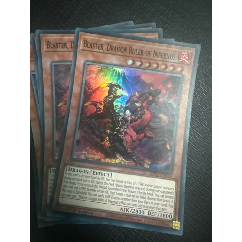 bài yugioh: blaster, dragon ruler of infernos | Shopee Việt Nam
