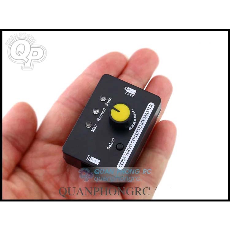 Test Servo and ESC Tester Hộp Nhựa vỏ đen Dành cho máy bay điều khiển ...