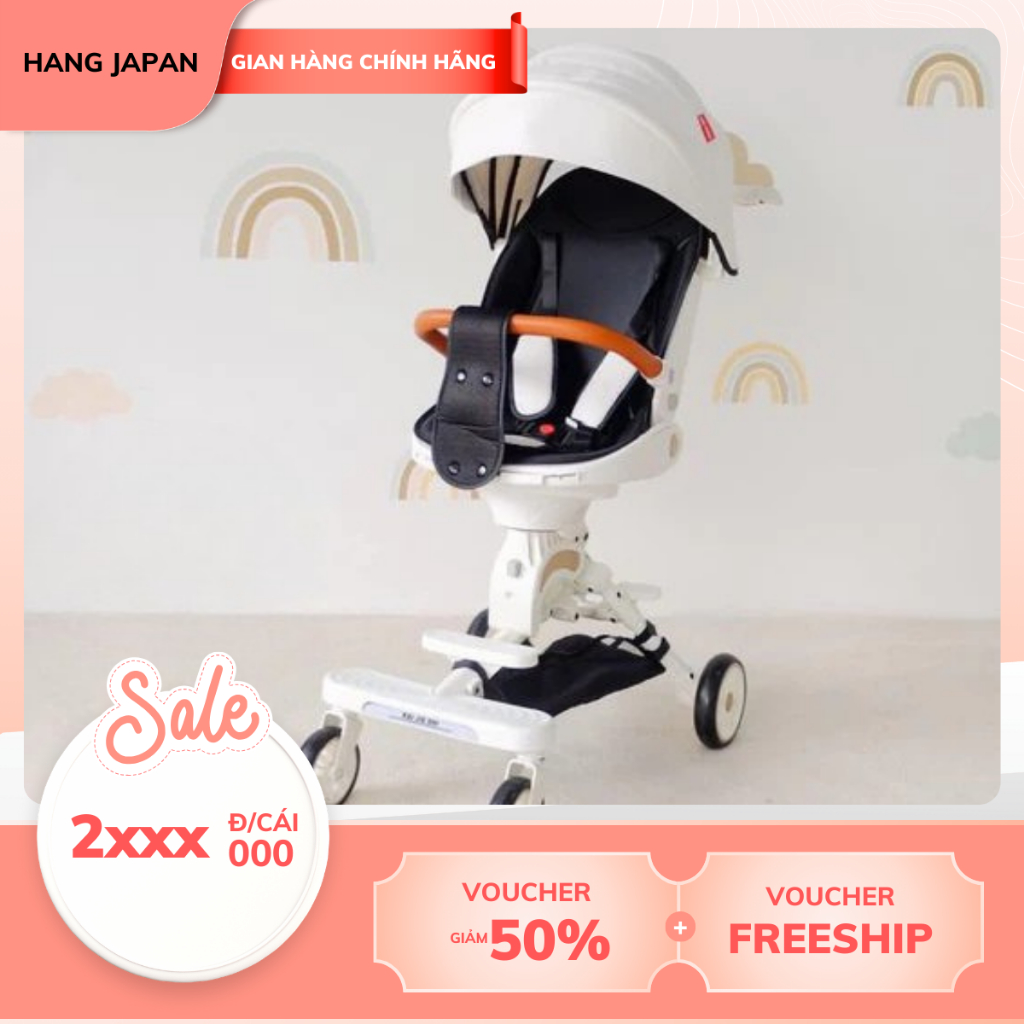 xe đẩy Monmon cao cấp 2 chiều xoay 360 độ siêu tiện lợi cho bé từ 1 tháng - 4 tuổi | Shopee Việt Nam