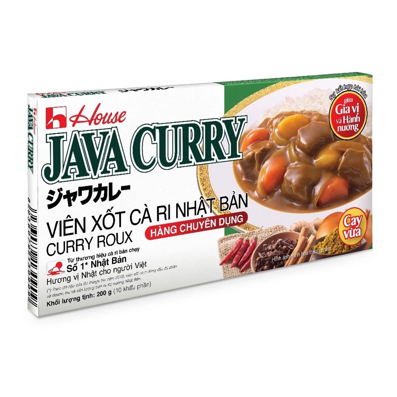 Viên Sốt Cà Ri Nhật Bản Java Curry 200g | Shopee Việt Nam