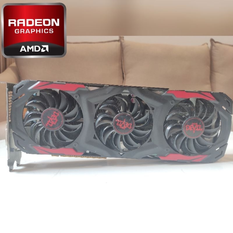 VGA RX570 4GB card màn hình Powercolor Red Devil mới 95% | Shopee Việt Nam