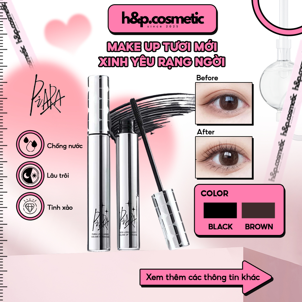 Mascara Piara Dạng Lỏng Chống Thấm Nước Không Nhòe Chuốt Dài Dày Và ...