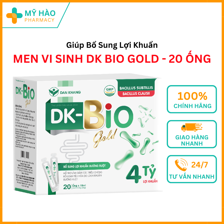 Men Vi Sinh Cho Bé DK Bio Gold - Hỗ Trợ Đường Ruột, Rối Loạn Tiêu Hóa ...