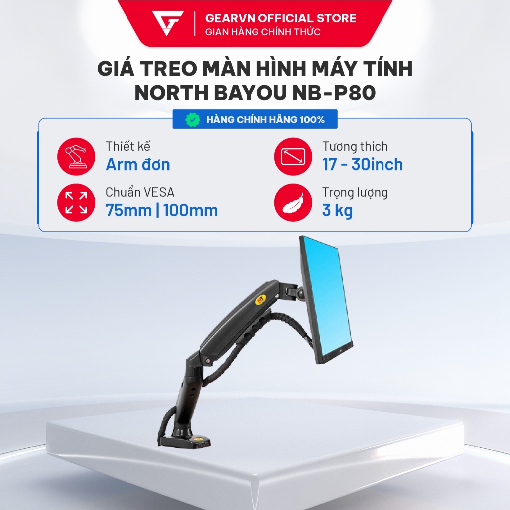 Giá treo màn hình máy tính North Bayou NB-P80 Phiên bản mới nhất 2024 ...