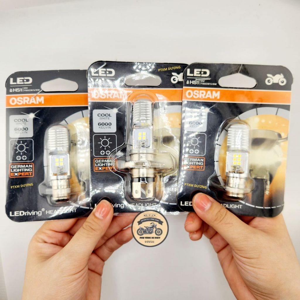 Bóng đèn xe máy LED Osram 3 chân H4 - 2 chân M5 12V | Shopee Việt Nam