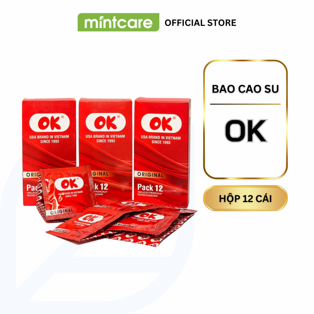 Bao Sao Su OK Original Không Mùi, Bổ Sung Chất Bôi Trơn Và Không Chứa ...
