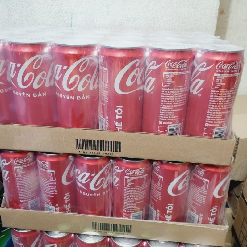 Thùng nước Coca Cola 24 lon 320ml | Shopee Việt Nam