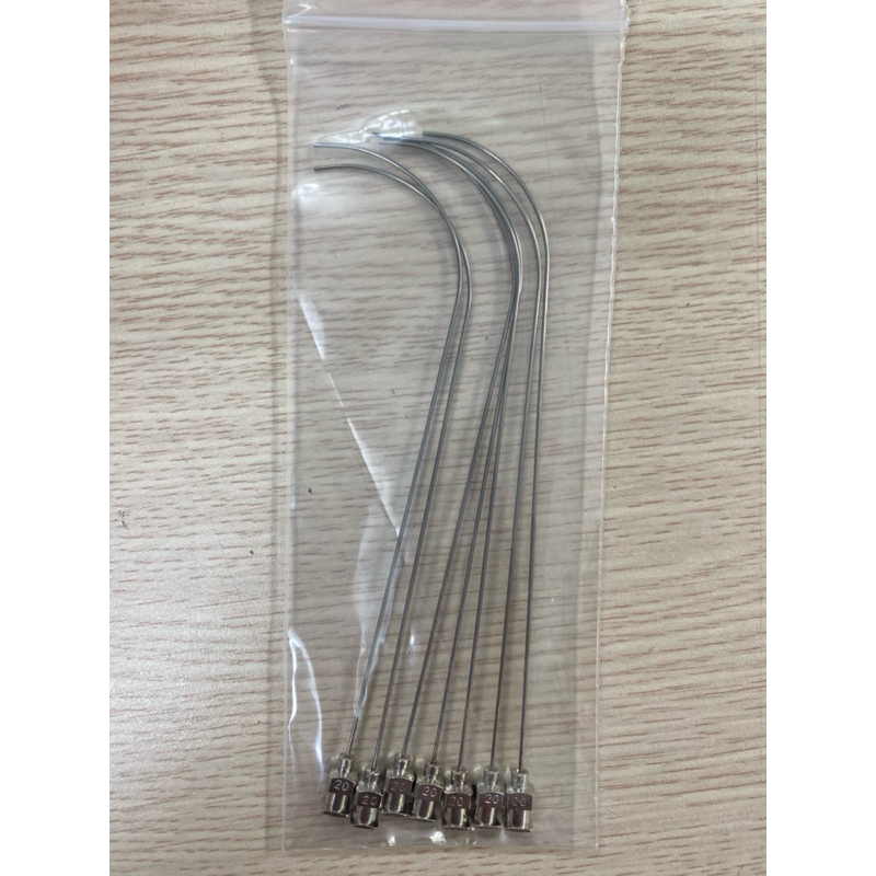 Kim bơm ống thanh quản cong kim 20G bằng inox(Giá bán 1 kim) | Shopee ...