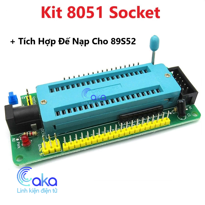 Kit 8051 Socket Mở Rộng 40 Chân - Tích Hợp Đế Nạp Chip 89S52 89S/AVR | Shopee Việt Nam