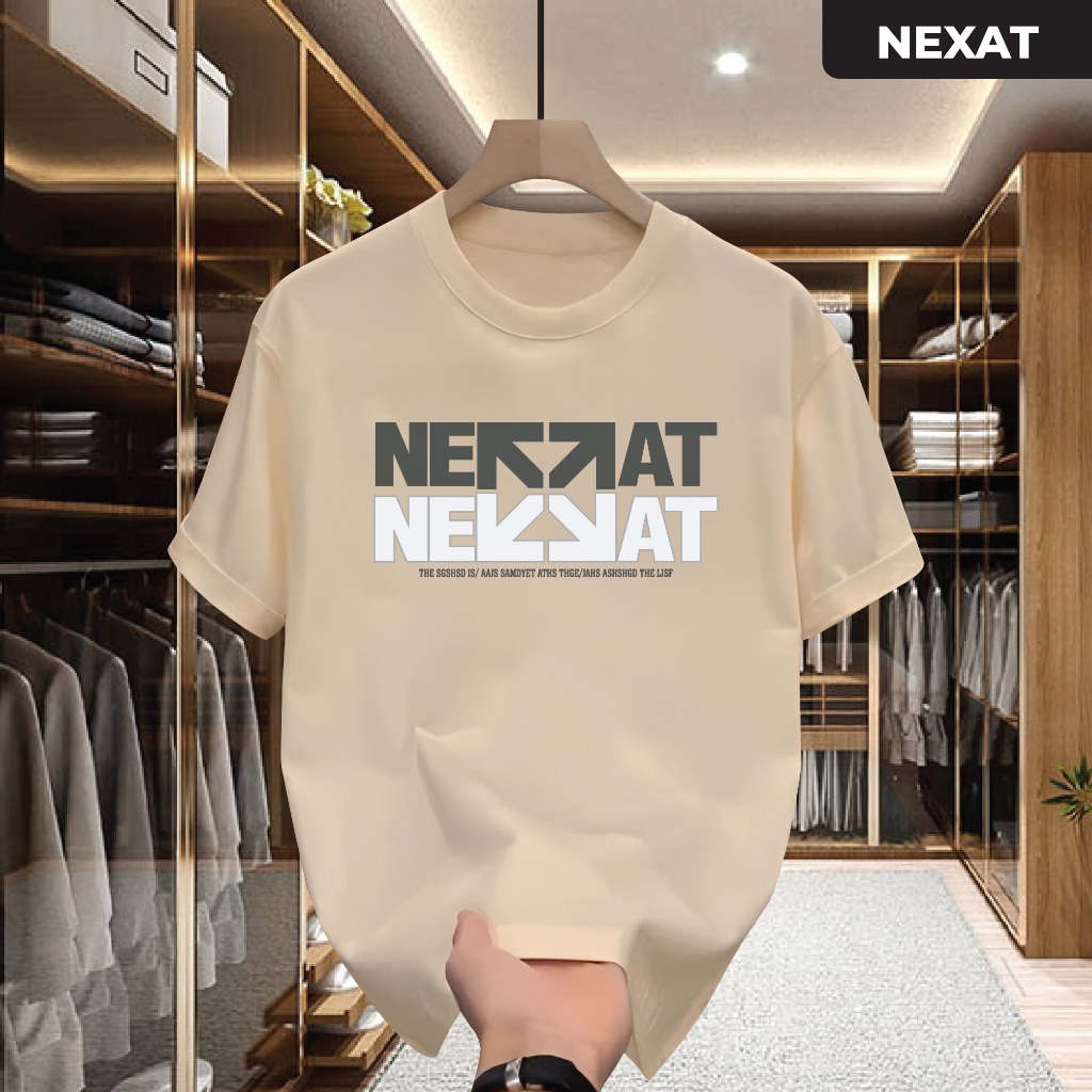 Áo thun Cổ tròn NEXAT form Unisex nam nữ, chất liệu cao cấp, phong cách trẻ trung, cực chất ...