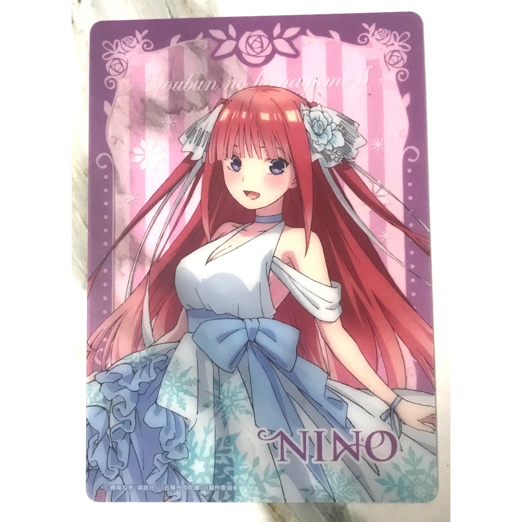 [Gotoubun no Hanayome] 5ND Tranh Nhựa Cứng Anime | Shopee Việt Nam