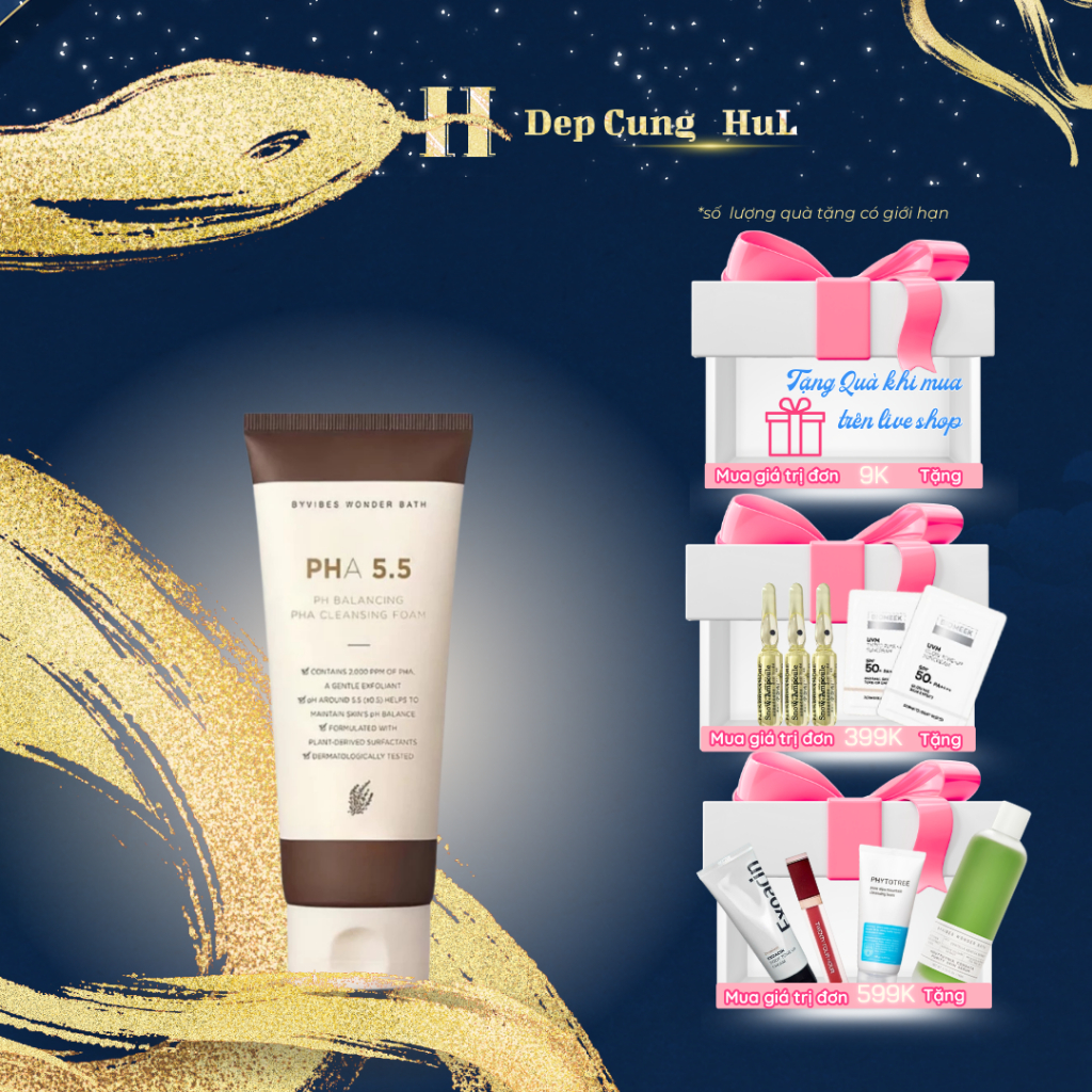 [NHẬN QUÀ VALENTINE KHI MUA TỪ 2 LỌ] Sữa rửa mặt Wonder Bath PHA 5.5 dịu nhẹ Chính hãng/ CTY ...