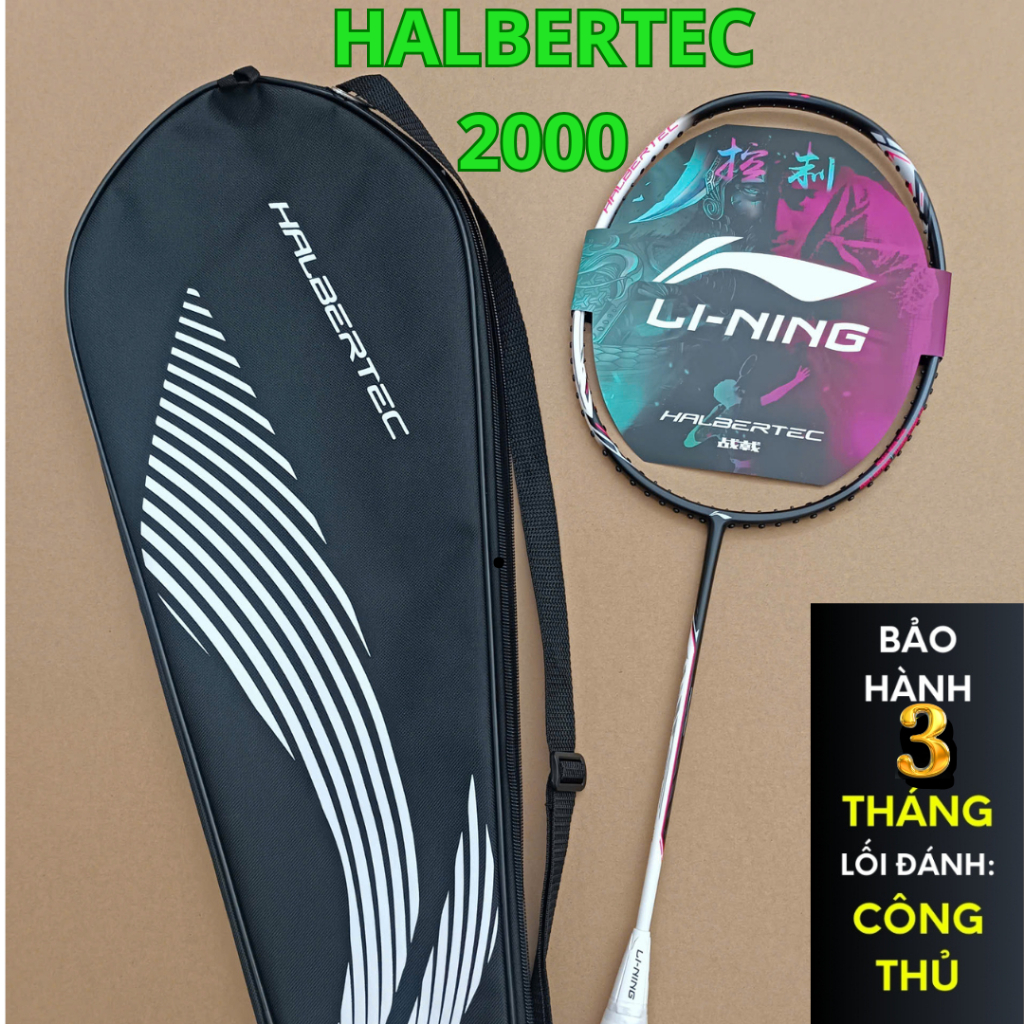 Vợt cầu lông Lining Halbertec 2000 chính hãng bản 4U căng sẵn 10kg 11kg ...