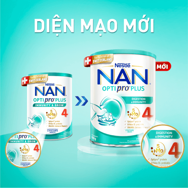 Sữa Nan Optipro Plus 5HMO Số 4 800g Mới (Nhập Khẩu Chính Hãng, Date t8/2026) | Shopee Việt Nam