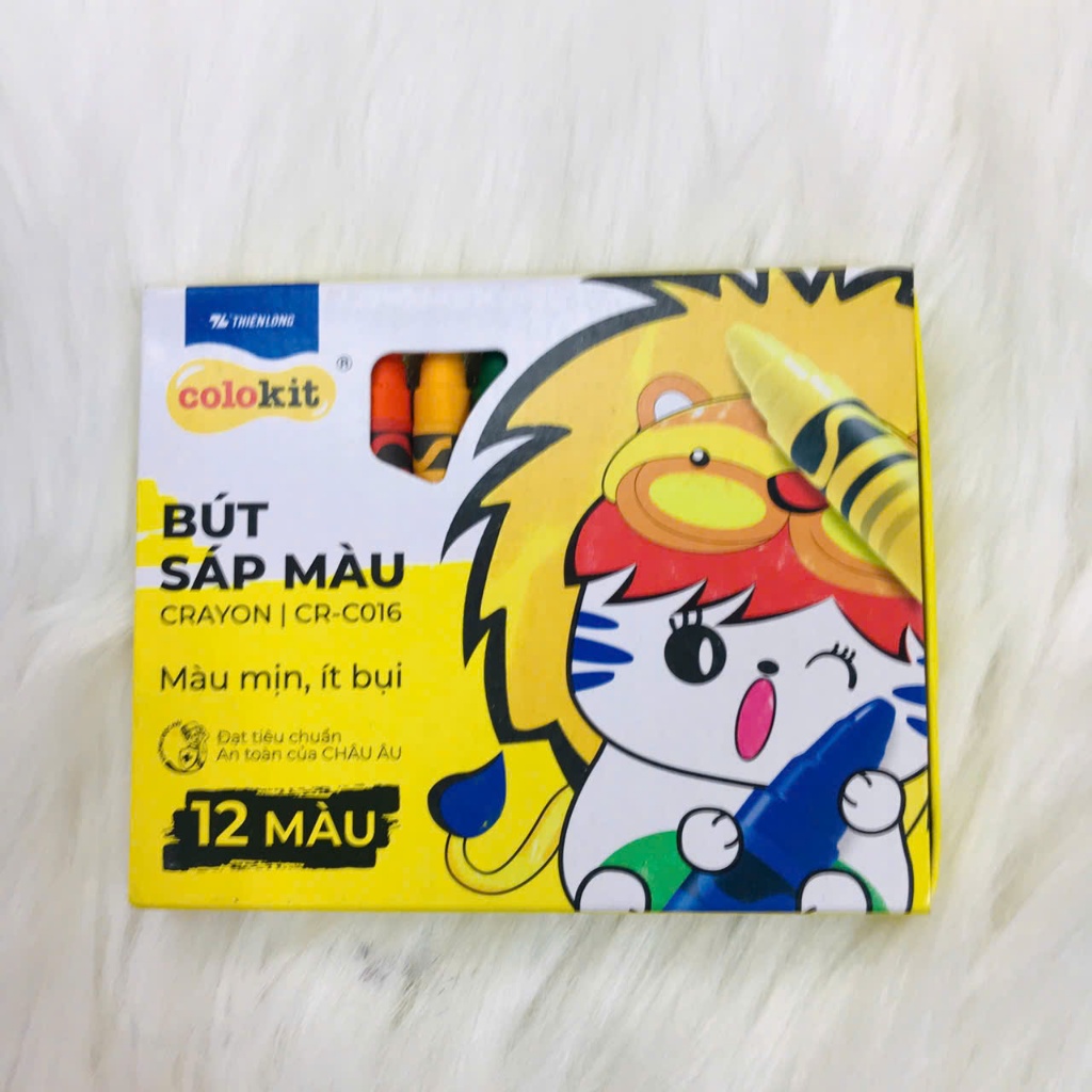 2 Bút Sáp màu Thiên Long CR-C016- 10-12màu | Shopee Việt Nam