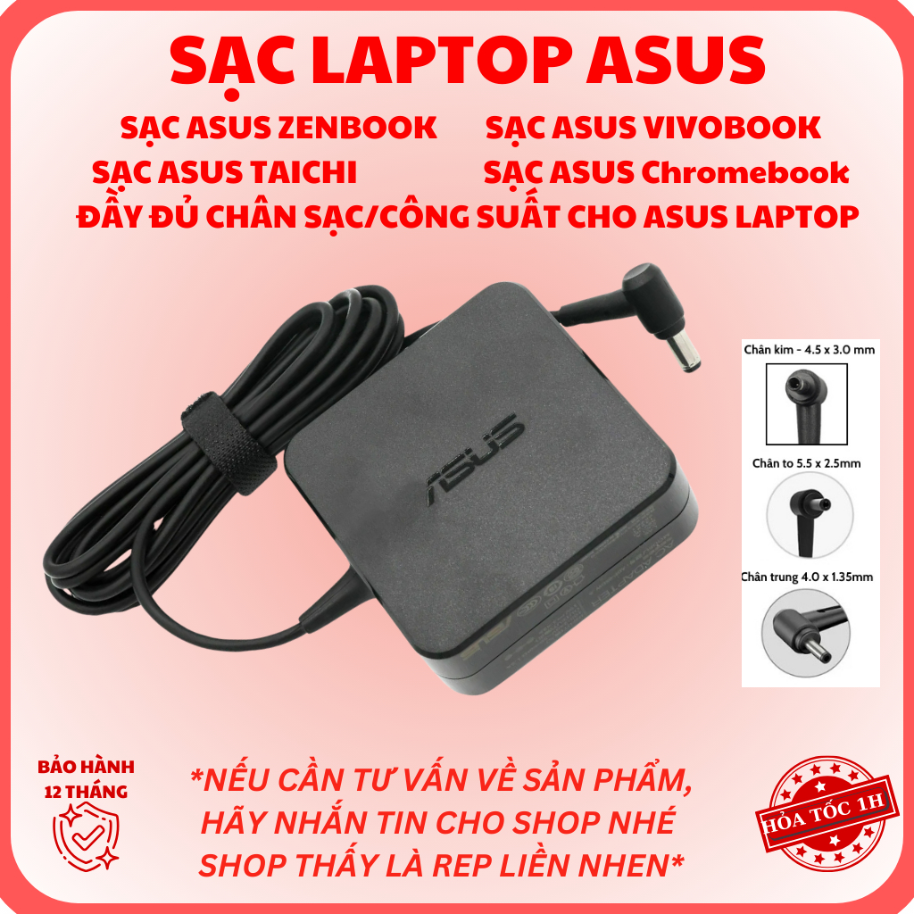 Sạc laptop Asus Q302 X540 Sạc laptop Asus ZENBOOK Sạc laptop Asus ...