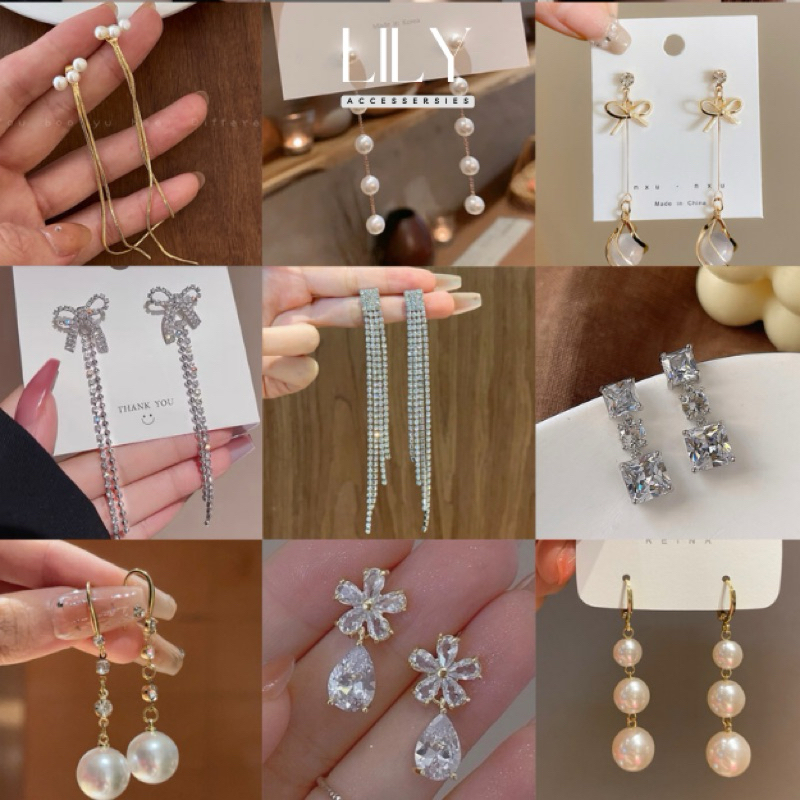 Bông tai nữ Hàn Quốc VINTAGE, Các Mẫu Khuyên Tai Nữ HOT NHẤT #LV2 | Shopee Việt Nam