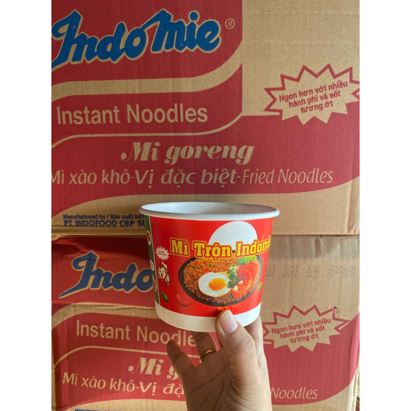 Combo 100 cái tô giấy indome tiện lợi 600 ml | Shopee Việt Nam