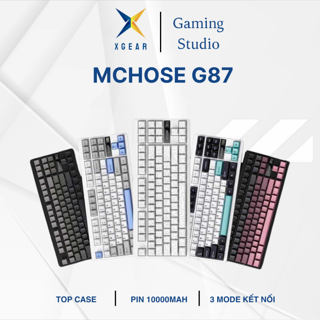 Bàn Phím Cơ Gaming Không Dây Mchose G87 | Shopee Việt Nam