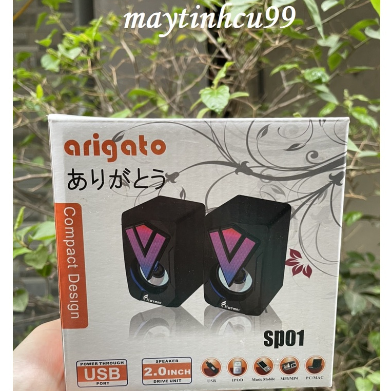 Loa máy tính Arigato SP01 , Loa K2045 nhỏ gọn nghe cực hay, giá cực rẻ ...