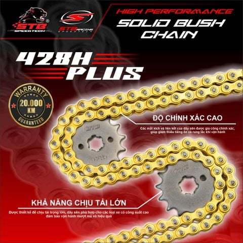 Bộ Nhông sên dĩa STB 428HPlus cho các dòng xe Exciter 150, Exicter 155, Winner X, WINNER, SONIC ...