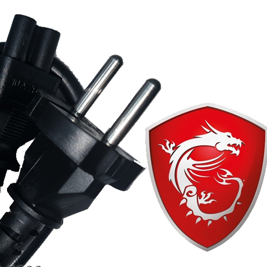 Dây nguồn laptop MSI, dây nguồn sạc laptop MSI - Dài 1.5m, chất liệu lõi đồng nguyên chất ...