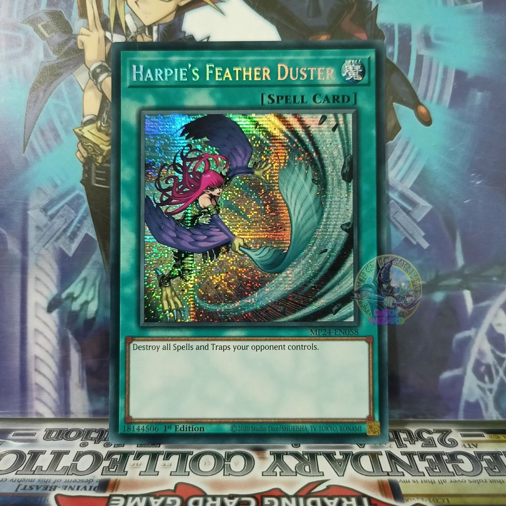 Harpie's Feather Duster (Alternate Art) – MP24-EN058 – Prismatic Secret Rare [Thẻ bài Yugioh ...