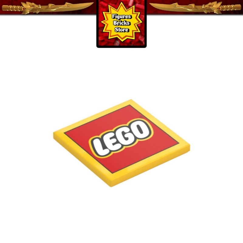 [LEGO CHÍNH HÃNG] Phụ Kiện LEGO Title 4x4 With LEGO Logo Print | Shopee ...