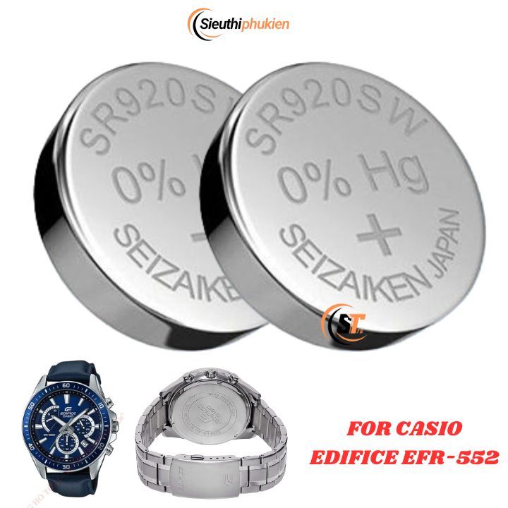 Pin đồng hồ đeo tay casio Edifice EFR-552 371 / sr920sw bền bỉ chống ...