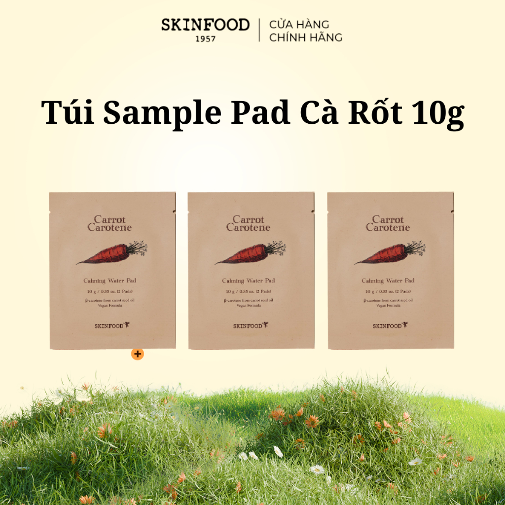 [Quà tặng] Combo 3 Túi Sample Pad Skinfood Cà Rốt 4ml | Shopee Việt Nam
