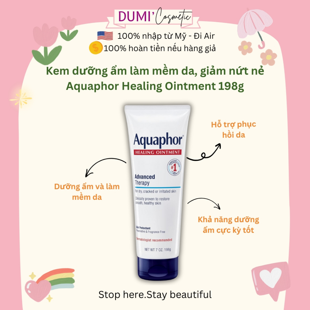 [BÁN CHẠY] Kem Chống Hăm, Dưỡng Ẩm Làm Mềm Da, Giảm Nứt Nẻ Aquaphor ...