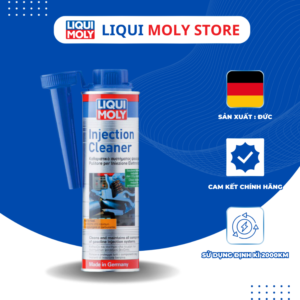 Liqui Moly Injection Cleaner 300ML - Phụ Gia Súc Béc Xăng Kim Phun Tẩy ...