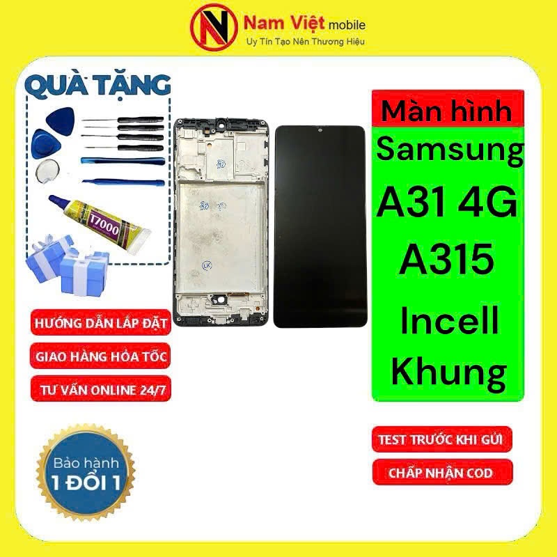 Màn hình Samsung A31 4G / A315 (Incell Khung) | Shopee Việt Nam