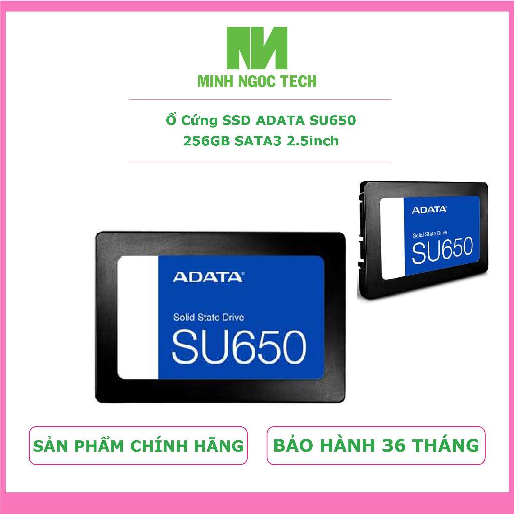 Ổ cứng SSD Adata SU650 | 256GB SATA III, 2.5inch | Shopee Việt Nam