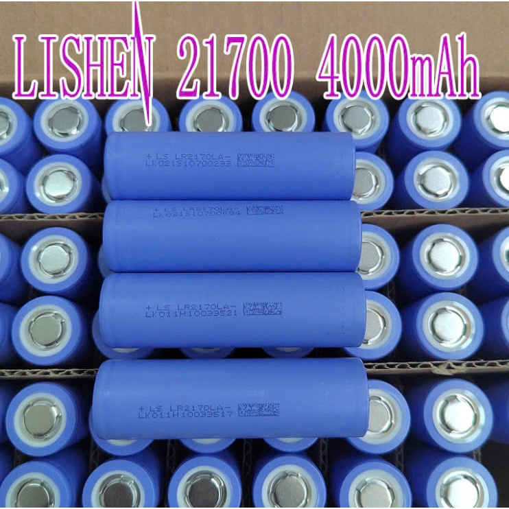 [04] Pin lithium LISHEN 21700 dung lượng 4000mAh công suất 10C 45A pin ...