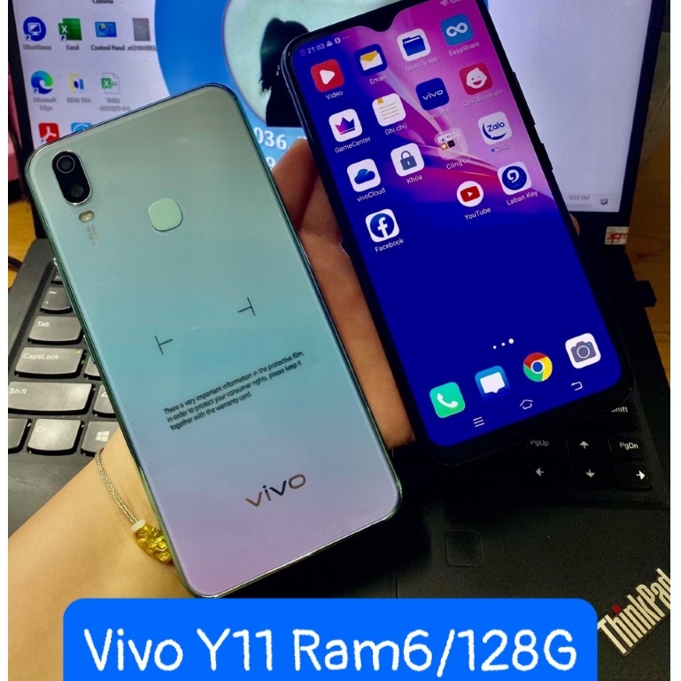 Điện thoại Vivo Y11 - 2sim Ram 6G/128GB Zin Đẹp - Màn Hình Giọt Nước - Pin 5000mAh | Shopee Việt Nam