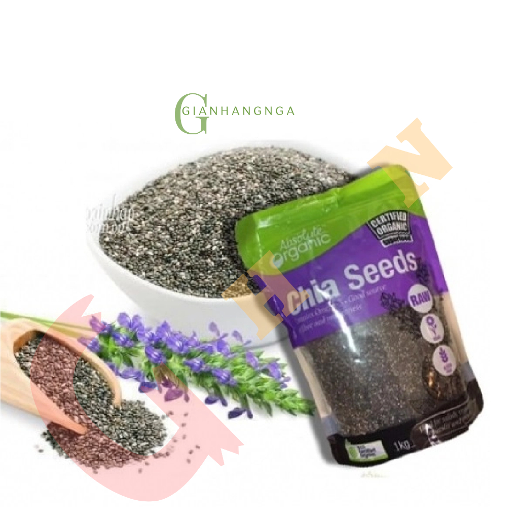 Hạt Chia Úc Tím Gói 1kg ABSOLUTE ORGANIC | Shopee Việt Nam